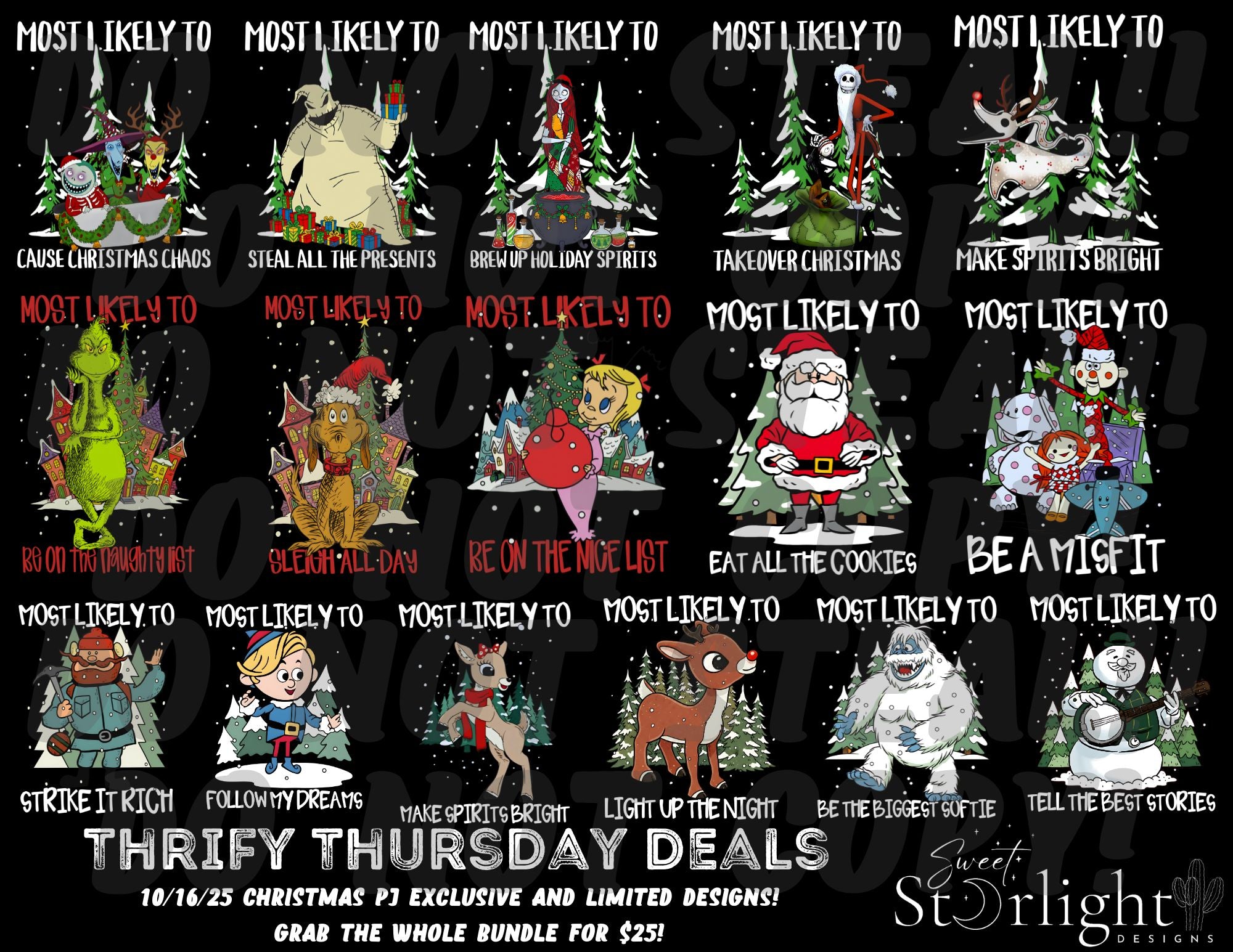 10/16 PJ Christmas Bundle Deal – Sweet Starlight Designs
