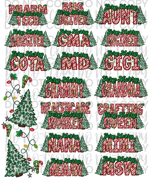 VERY MERRY NAME BUNDLE – Sweet Starlight Designs