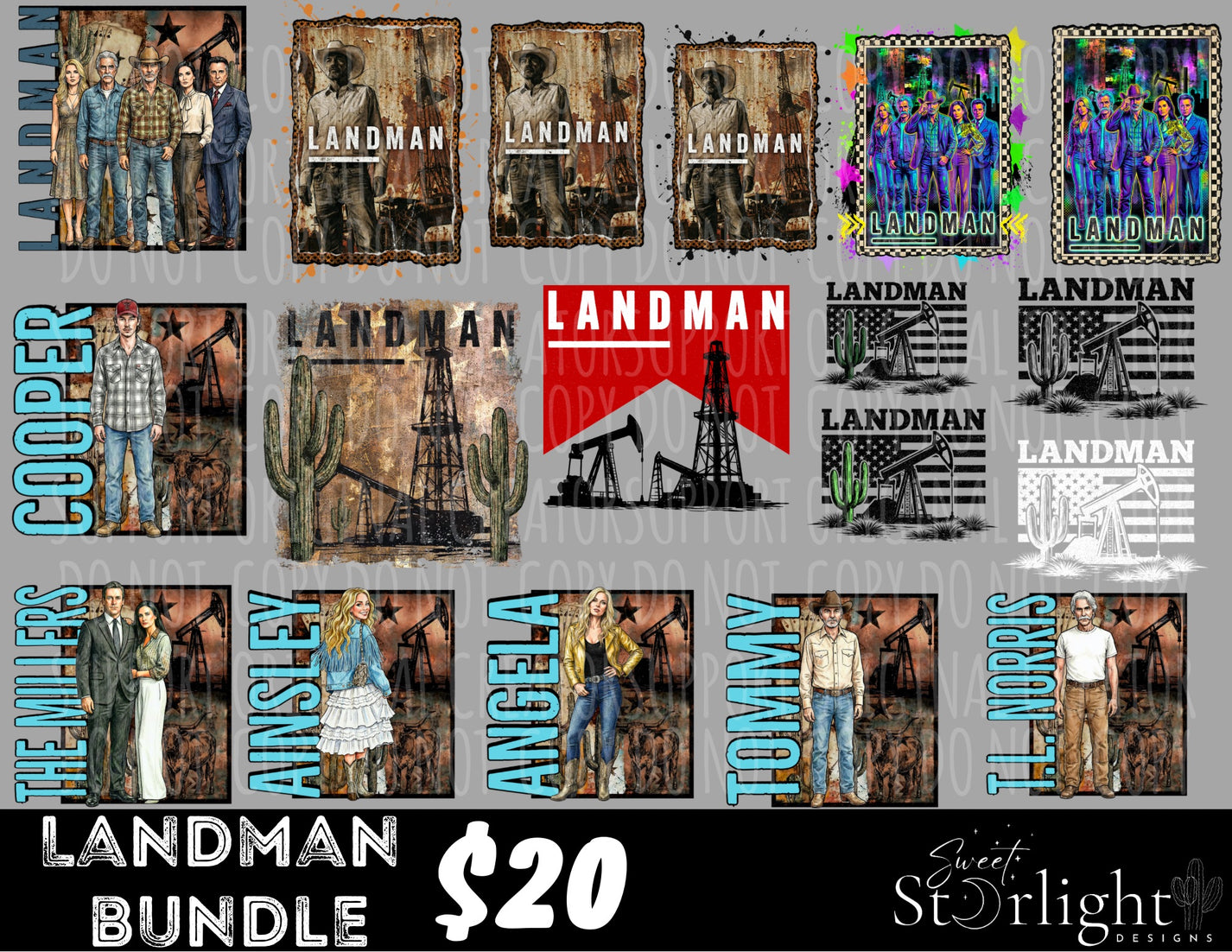 Landman Bundle – Sweet Starlight Designs